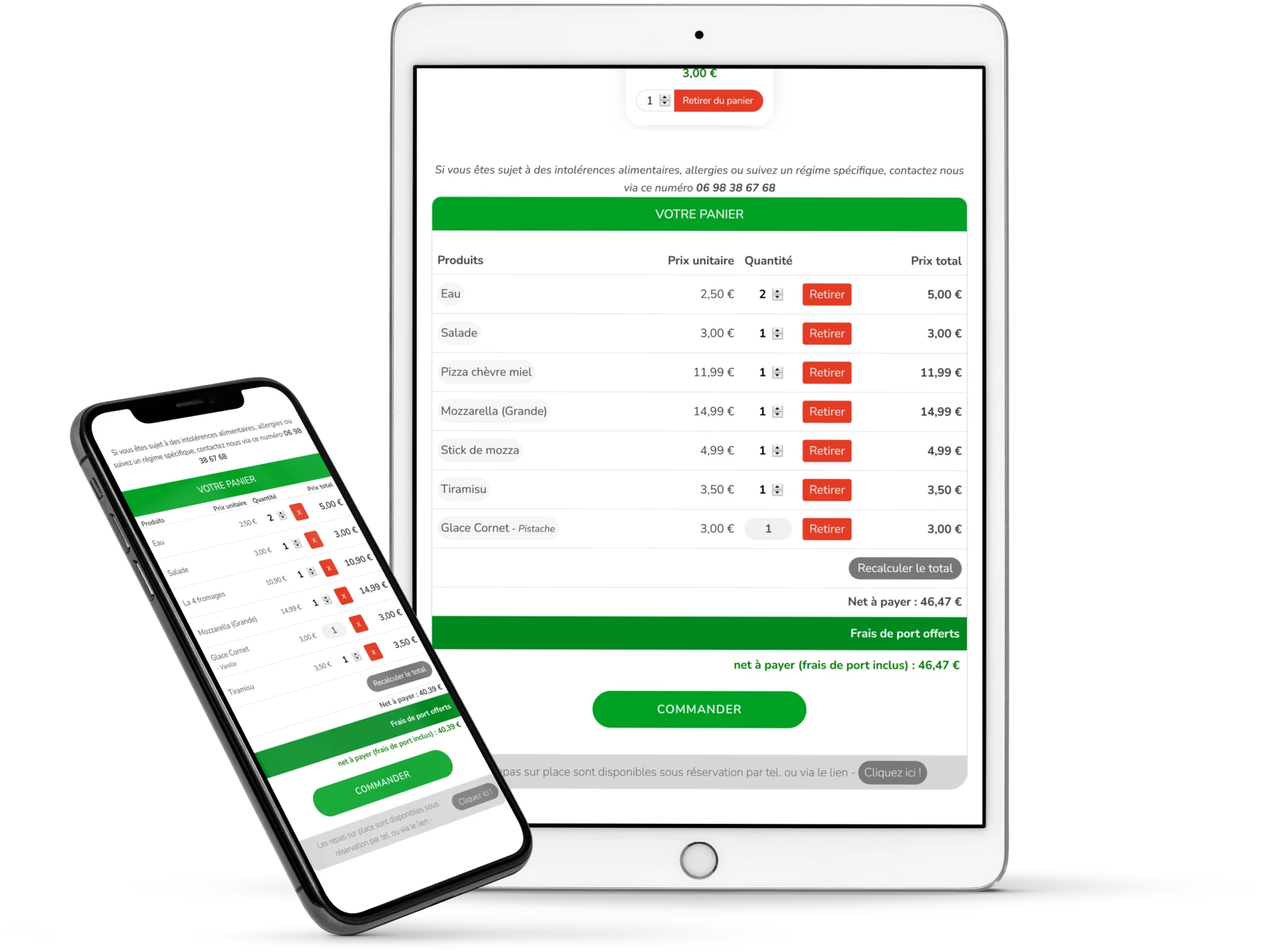 La prise de commande en ligne, facilement | Payer-Livrer